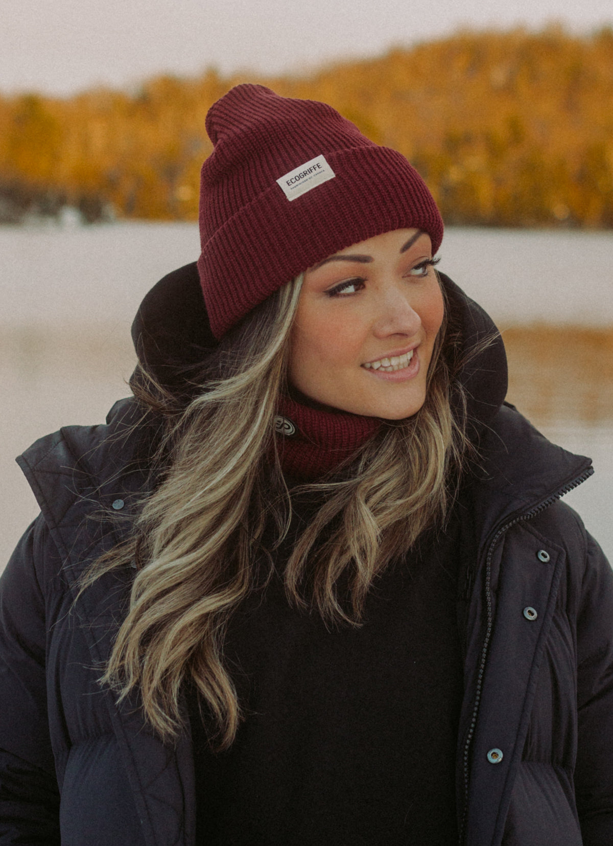 Tuque bourgogne Australe - taille adulte